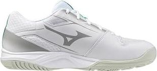 Mizuno Cyclone Speed 5 V1GA2580 21 Chaussures de volleyball en salle pour homme Blanc, Blanc/noir/&eacute;meraude, 42.5 EU