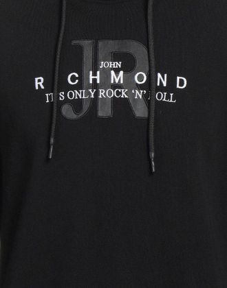 John Richmond Kapuzensweatshirt John Richmond Sweatshirt Herren Kapuze Pullover, Schwarz