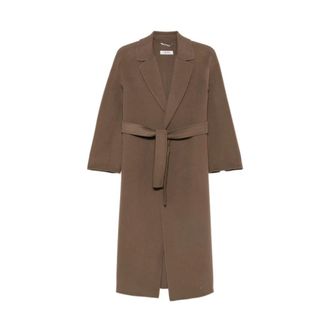 Max Mara G&uuml;rtelmantel - - Coats - Damen - Braun - M