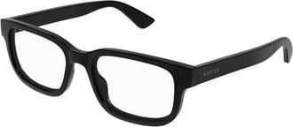 Gucci Schwarze Brillenfassung - - Accessories - unisex - Schwarzk - 50 MM