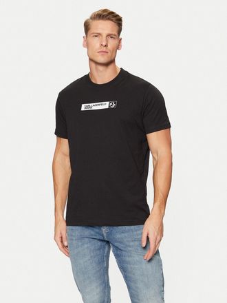 Karl Lagerfeld T-Shirt A1M17112 Schwarz Slim Fit