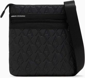 A|X Armani Exchange Flache Umh&auml;ngetasche Borsa, Schwarz