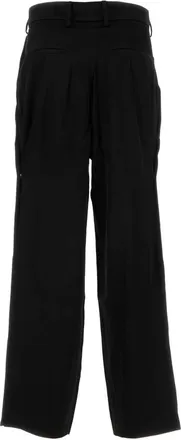 Amiri Blackviscose Exterior: Viscose Pantaloni Trousers