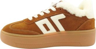 Back70 Back70 - Baskets XXL en Daim - Femme - Chaussures - Brun - Taille: 38 EU
