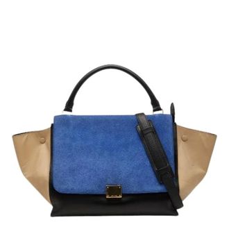 Celine Pre-owned Trapeze 2way bag - Femme - Pre-owned - Bleu - Taille: ONE Size