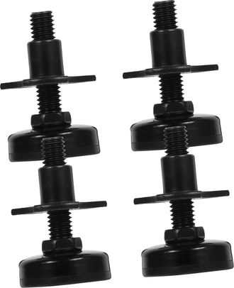 Angoily Verstellbare Möbelfüße Schraubgewinde Höhenverstellbare Möbel Nivellierfüße für Tische Stühle Ablagen Einfache Montage Robuste Metallfüße zur Möbelsta