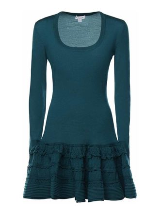 Alaia Robe Au Genou - Vert