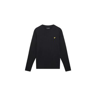 Lyle & Scott T-Shirt Manche Longue Noir PLAIN LONG SLEEVE