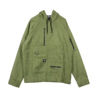 Dolly Noire Olive Hoodie f&uuml;r M&auml;nner - - Jackets - Herren - Gr&uuml;n - L