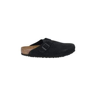 Birkenstock Boston Soft Footbed Suede Regular Fit - - Shoes - unisex - Schwarzk - 45 EU
