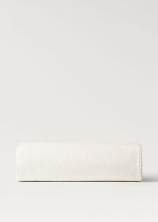 Mango Mini couvre-lit berceau en coton et dentelle blanc cass&eacute; - Home - 55x85cm - MANGO HOME