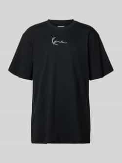 Karl Kani T-Shirt mit Label-Stitching und Rundhalsausschnitt