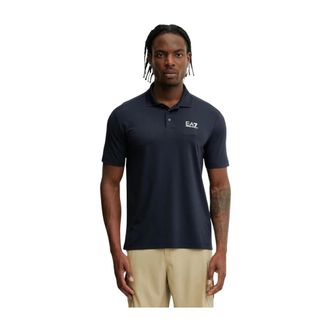 Emporio Armani Emporio Armani Ea7, Homme, Tops, Bleu, Taille: 2XL Polo Chemises