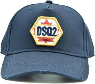 Dsquared2 Caps & Mützen - Structured Blue Baseball Cap - Gr. ONE SIZE - in Blau - für Damen