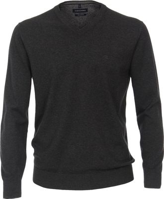 Casamoda Herren Loose Fit Pullover 004430, Einfarbig, Gr. XX-Large (Herstellergröße: XXL), Grau (Anthrazit 782)