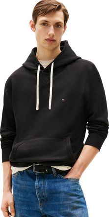 Tommy Hilfiger Herren Hoodie Essential Fleece Regular Fit, Schwarz (Black), 3XL