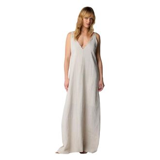 Kocca Femme, Robes, Gris, Taille: 36 FR Robe Longue Perl&eacute;e