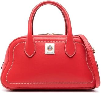 Bally Hobo Bags - Elongated Red Handbag - Gr. unisize - in Rot - f&uuml;r Damen