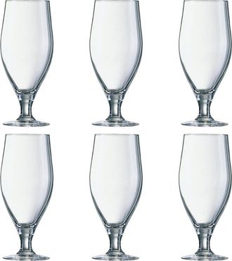 Arcoroc ARC 07132 Cervoise Biertulpe, Bierglas, 380ml, Glas, transparent, 6 St&uuml;ck