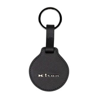 Kiton Homme, Accessoires, Noir, Taille: ONE Size Porte-cl&eacute;s en cuir