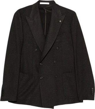Tagliatore Montecarlo Blazer - Homme - Vestes - Noir - Taille: M
