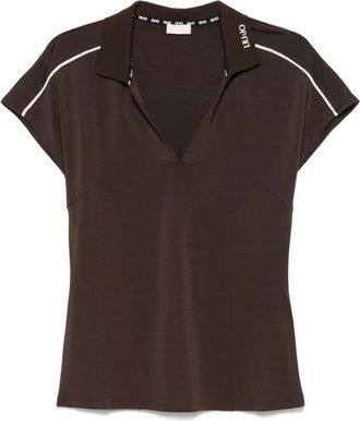 Liu Jo polo en piqu&eacute; - Marron