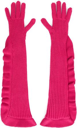 Red Valentino Femme, Accessoires, Rose, Taille: S/M Gloves