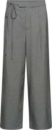 Kaffe Femme, Pantalons, Gris, Taille: 38 FR Pantalon large Gris Melange