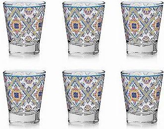 Pratesi Confezione 6 CAFFEVALENCIA CC.85 AZZUR Columbia, 18/8 Stainless Steel, Multicolour, Taglia unica, 4