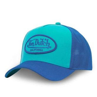 Von Dutch Casquette Homme & Femme, Casquette Trucker, Ajustable, Bleu Taille TU