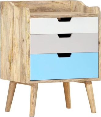 vidaXL Nachttisch 47 x 35 x 63 cm Massivholz Mango - Vidaxl