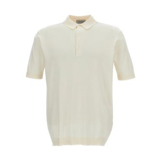 John Smedley Herren, Oberteile, Wei&szlig;, MGr&ouml;&szlig;e