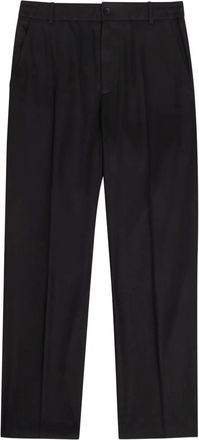 Moncler pantalon de costume &agrave; plis - Noir