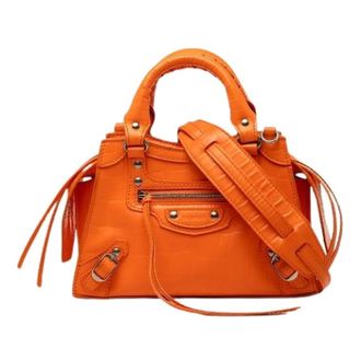 Balenciaga Sac 2-en-1 Pre-owned Neo Classic City en cuir - Femme - Pre-owned - Orange - Taille: ONE Size