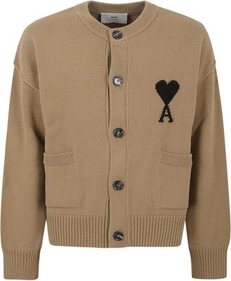 Ami Homme, Pulls, Brun, Taille: M ADC Cardigan