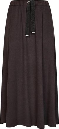 Herno Jupe Longue - Marron Fonc&eacute;