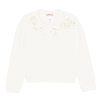 Twinset Damen, Sweatshirts & Hoodies, Wei&szlig;, SGr&ouml;&szlig;e