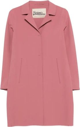 Herno Femme, Manteaux, Rose, Taille: 44 FR First-Act PEF Coat