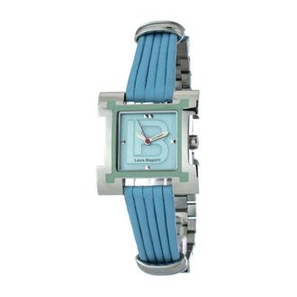 Laura Biagiotti Femme, Accessoires, Bleu, Taille: ONE Size Montre habill&eacute;e en cuir avec design classique