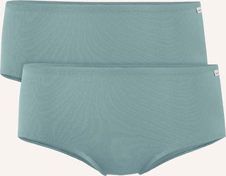 Hessnatur Hessnatur Panty Regular Cut 2er-Set blau