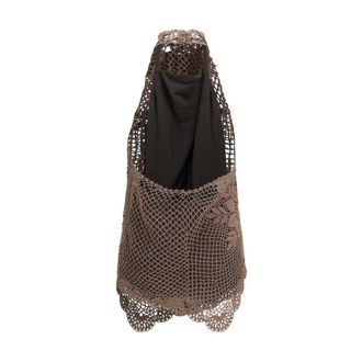 Magda Butrym Womens Brown Cotton Blouse