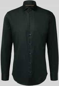 Jake*s Slim Fit Businesshemd aus Baumwolle mit Haifischkragen