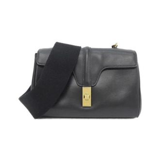 Celine Pre-owned Teen Soft 16 Calf Shoulder Bag - Femme - Pre-owned - Noir - Taille: ONE Size