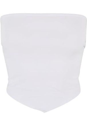 Urban Classics Ladies Knotted Bandeau Top Femme Top Blanc S