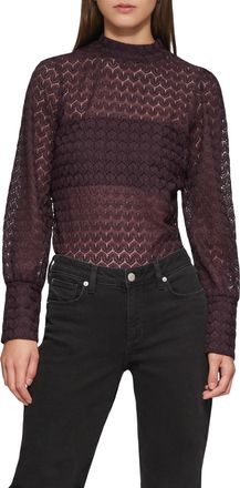 QS by s.Oliver Damen 2158339 Langarmshirt mit Strukturmuster, 4988, X-Small