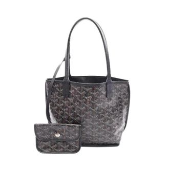 Goyard Pre-owned Anjou PVC Coated Canvas Leather Tote Bag - - Pre-owned - Damen - Schwarzk - ONE SIZE