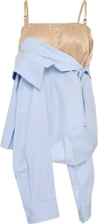 Miharayasuhiro Mihara Yasuhiro, Femme, Blouses et Chemises, Bleu, Taille: 34 FR Chemises Combined Camisole