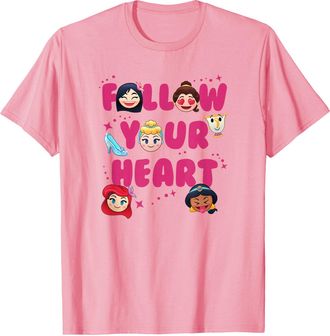 Disney Emoji Princess Follow Your Heart T-Shirt