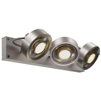 SLV Plafonniers int&eacute;rieurs kalu 3 spots QPAR111 plafonnier alu bross&eacute;. ES111 max. 3x75W SLV 147326