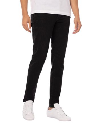 Jack & Jones Jack & Jones Mens JJIMARCO JJMYLES CJ 457 Jeans, Black Denim, 27/32
